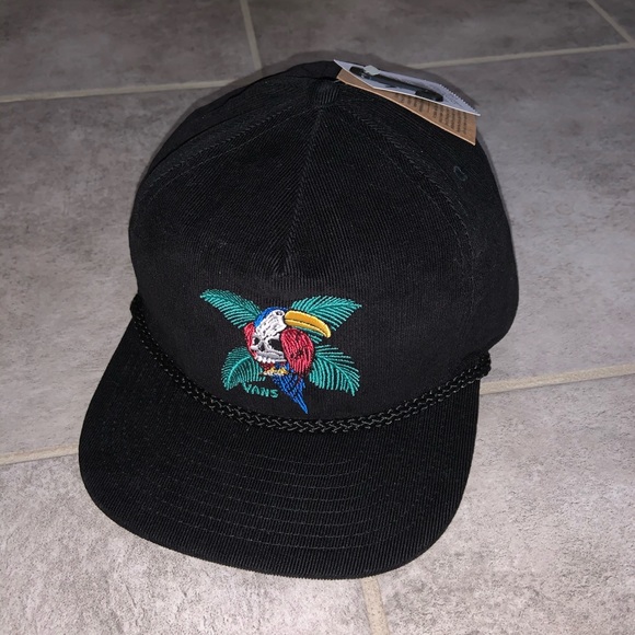 Vans | Accessories | New Mens Vans Hobart Unstruct Skull Parrot Hat Cap ...